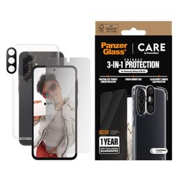 CARE BY PANZERGLASS Displayschutzglas »3-in-1 Protection Urban Combat Case + Screen Protection + Hoops« für Samsung Galaxy A36 Displayschutzfolie,...