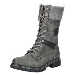 Tom Tailor Schnürstiefel »Stiefel Lederimitat/Textil« Coal 38 38 Verschluss: Schnürung