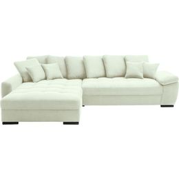 Ecksofa &raquo;Richmond, L-Form mit Kaltschaum&laquo; beige 90% Polyester / 10% Nylon
