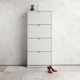 Inosign Schuhschrank &raquo;Shoes Schuhaufbewahrung, Schuhkommode, Schuhregal, staurum&laquo; mit vier Klappen, modern, 2 B&ouml;den, H&ouml;he 162 cm, ca. 24 Paar...