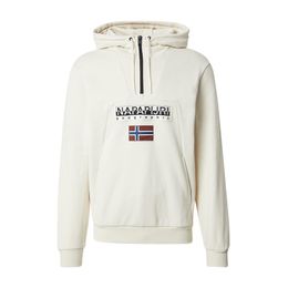 Napapijri Sweatshirt 'Burgee Hzh 2.0' male Beige size 3XL