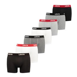 Levi's LEVI'S Boxershorts 7er Pack, Logobund, uni, meliert, gemustert, ohne Eingriff black/white S S Herren-Boxer von Levi's