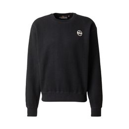 Alpha Industries Sweatshirt 'Studio' Herren Gr&ouml;&szlig;e L schwarz / wei&szlig;