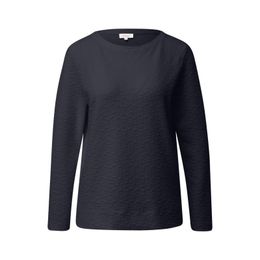 s.Oliver Longsweatshirt mit Crinkle Optik navy 38 38 Sweatshirt von s.Oliver