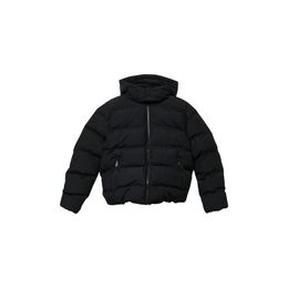 s.Oliver JUNIOR Steppjacke mit Kapuze mit Kapuze, Winterjacke für Boys BLACK 134/140 134/140 Warme Jacke von s.Oliver Junior Kids