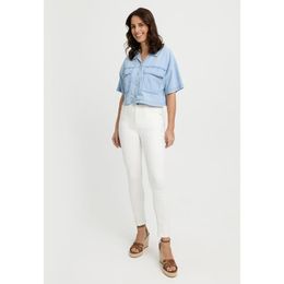 WONDERJEANS High-waist-Jeans »Skinny« in körperbetonter Passform Authentic White 34 - Länge 28 Länge 28 34 High-Waist Jeans von wonderjeans
