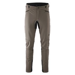Gonso Fahrradhose »Trail Pants Softshell M« Herren Softshell-Radhose, atmungsaktive MTB-Hose ohne Sitzpolster terragrau XXL - Normalgrößen...