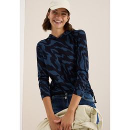 Cecil Sweatshirt, mit All-Over Print urban dark blue S (38) S (38) Shirt von Cecil