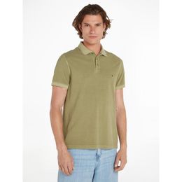 Tommy Hilfiger Poloshirt »GARMENT DYE REG POLO« leicht gewaschene Optik Faded Olive L L Poloshirt von Tommy Hilfiger Menswear