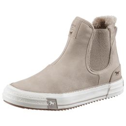 Mustang Shoes Chelseaboots mit beidseitigen Stretcheinsätzen beige 37 37 Zum Schlupfen