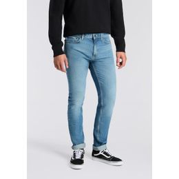 HUGO BLUE Slim-fit-Jeans »Ash« mit Stone-washed-Finish Medium Blue425 33 - Länge 32 Länge 32 33 Slim-Fit Jeans für eine betonte Figur und schlanke...