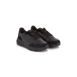 Tommy Hilfiger Keilsneaker »FASTON LTH MIX«, Freizeitschuh, Schnürschuh, Halbschuh mit gepolstertem Schaftrand schwarz 45 45 Keilsneaker im coolen...