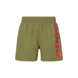 HUGO UNDERWEAR Badeshorts »ABAS« mit HUGO Logo-Print Open Green 386 L - N-Gr N-Gr L Badeshorts von HUGO Menswear