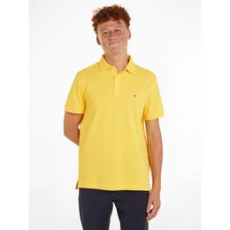 Tommy Hilfiger Poloshirt »1985 SLIM POLO« Markenstickerei, aus Baumwoll-Piqué Eureka Yellow XXL XXL Poloshirt von Tommy Hilfiger