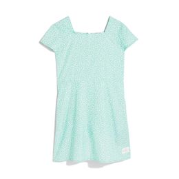 Calvin Klein Jeans Kleid Mädchen Größe 152 pastellgrün / weiß