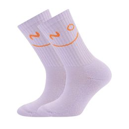 Ewers Socken Neon Smile M&auml;dchen Gr&ouml;&szlig;e 27/30 pastelllila