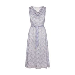 Quiosque Kleid Damen Größe 52 beige / blau Winterkleid