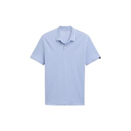 Tom Tailor Denim Herren Piqué Poloshirt aus Baumwolle, blau, Uni, Gr. M