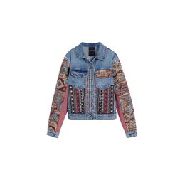 Desigual Jacket Damen Größe M blue denim / mischfarben