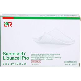 ACA M&uuml;ller Suprasorb Liquacel Pro 5x5 cm Kompressen 10 St
