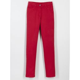 WITT Damen Stretch-Hose mit schmaler Beinweite, rot, Gr&ouml;&szlig;e 21