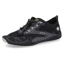 Slip-On Sneaker Dockers by Gerli, M&auml;dchen, Gr. 33, schwarz, Textil, Schuhe, Barfu&szlig;schuh, Sneaker, Slipper mit Schnellverschluss