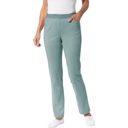 Damen Schlupfhose in Twill-Qualität jade, Größe 25