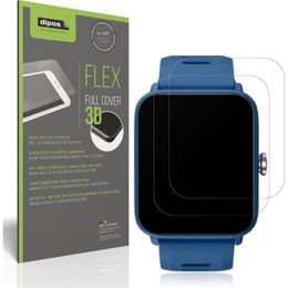 Dipos Full Cover Schutzfolie Matt, Smartwatch Schutzfolie, Transparent