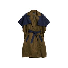Desigual Poncho Damen Gr&ouml;&szlig;e XS/XL navy / oliv
