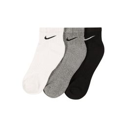 Nike Sportsocken 'Everyday Cush' Herren Gr&ouml;&szlig;e 34/38 graumeliert / schwarz / wei&szlig;