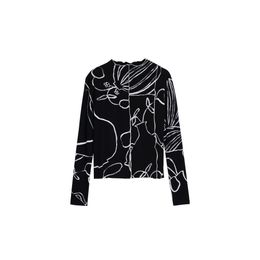 Desigual Shirt 'Vase' Damen Gr&ouml;&szlig;e XL schwarz / wei&szlig;