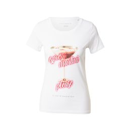 Einstein Newton Einstein & Newton T-Shirt 'Espresso Martini' Damen Gr&ouml;&szlig;e M braun / rot / wei&szlig;