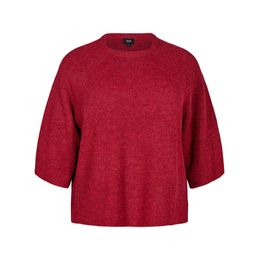 ZIZZI Pullover 'Mwinnie' Damen Gr&ouml;&szlig;e 11XL/12XL rotmeliert