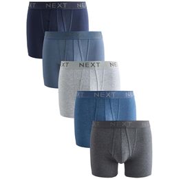 next Boxershorts Herren Gr&ouml;&szlig;e M navy / rauchblau / taubenblau / anthrazit / hellgrau