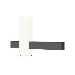 Content Wohnwand Style weiß Maße (cm): B: 301 H: 205 T: 38.0 » Möbel Kraft