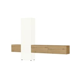 Content Wohnwand Style weiß Maße (cm): B: 301 H: 205 T: 38.0 » Möbel Kraft