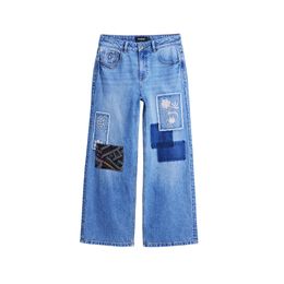 Desigual Jeans Damen Gr&ouml;&szlig;e 27/28 blau / mischfarben