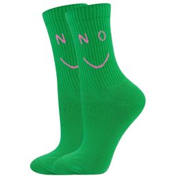 Ewers Socken Neon Smile Damen Gr&ouml;&szlig;e 39/41 gr&uuml;n