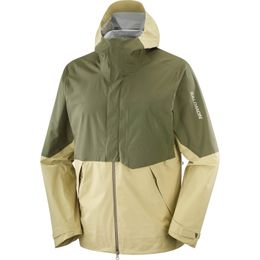 Salomon Outerpath Pro 2.5l Hardshelljacke Herren - gr&uuml;n - Gr. S - Polyamid