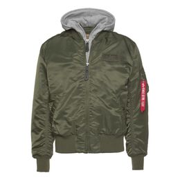 Alpha Industries Jacke 'MA-1' Herren Gr&ouml;&szlig;e XXXL graumeliert / oliv Sommerjacke