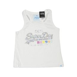 Superdry Top Damen Größe S Second Hand weiß