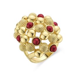 Luxenter Ring 'Xiglor' Damen Größe 52 rot