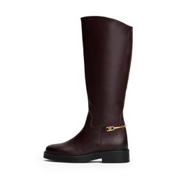 Tommy Hilfiger Stiefel Damen Gr&ouml;&szlig;e 42 gold Winterschuhe