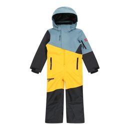 Trollkids Sportanzug Jungen Gr&ouml;&szlig;e 104 cyanblau / goldgelb / schwarz
