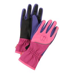 Trollkids Handschuhe 'Trolltunga' Jungen Gr&ouml;&szlig;e S violettblau / pitaya / magenta / schwarz