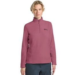 Jack Wolfskin Damen Stehkragenpullover "TAUNUS HZ W"raisin, Gr. L, Oberstoff: 100% POLYESTER, Pullover
