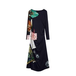 Desigual Kleid Damen Gr&ouml;&szlig;e 42 mischfarben / schwarz Winterkleid