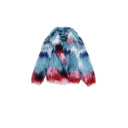 Desigual Between-Season Jacket female size S Blue / Dark blue / Red