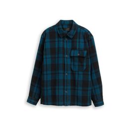 Tom Tailor Denim Between-Season Jacket male size M marine blue / Azure / Black