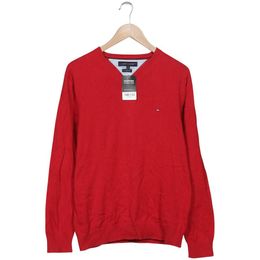 Tommy Hilfiger Pullover Herren Größe L Second Hand rot